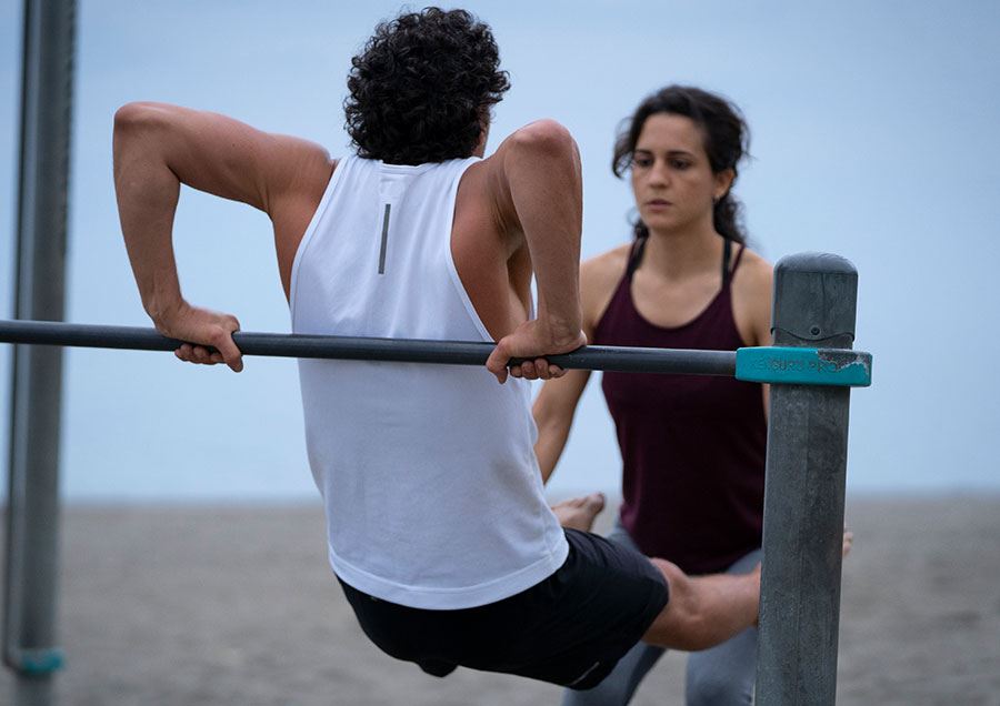 L.A.'s Beach Body Background